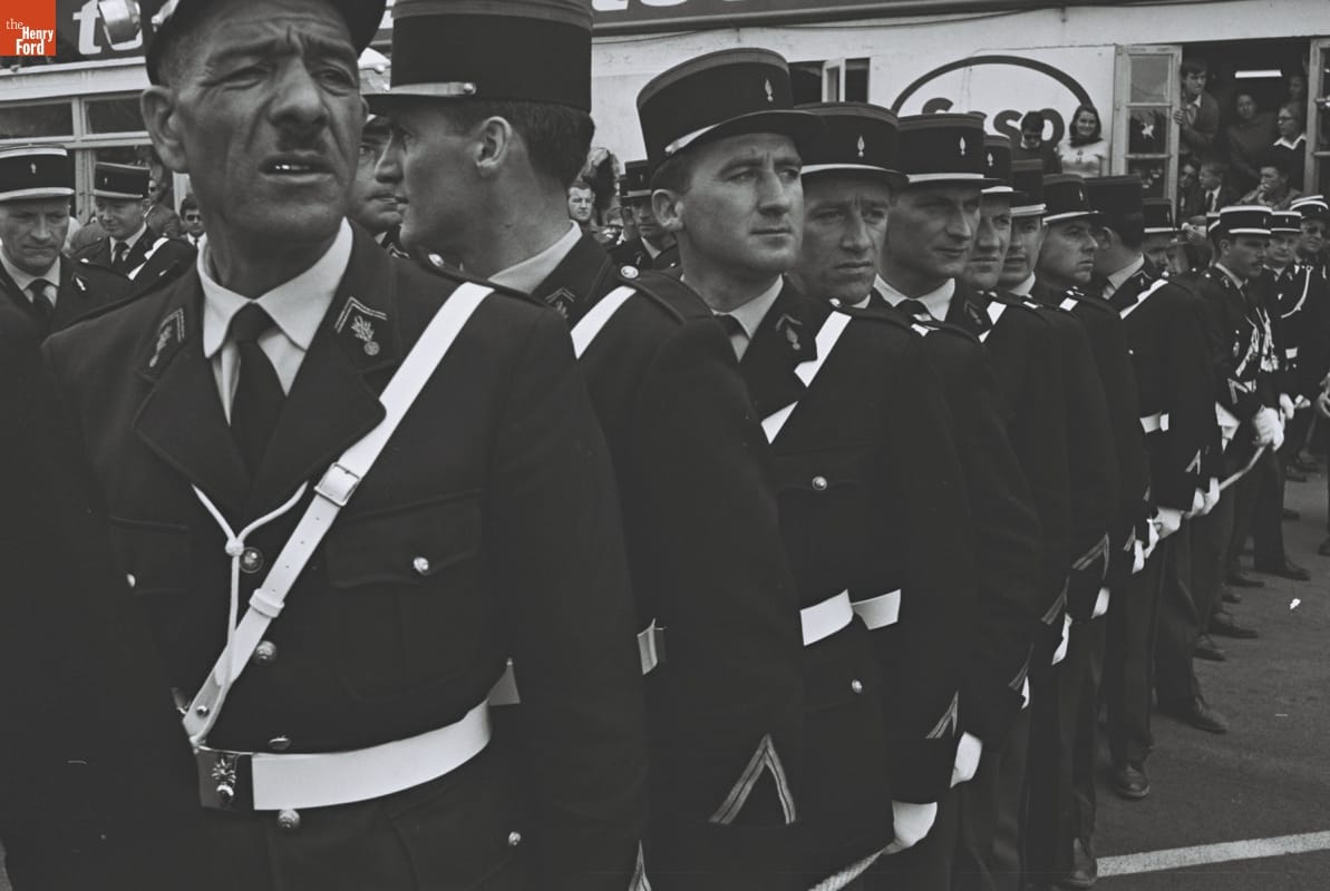 Officials at the 24 Heures du Mans (24 Hours of Le Mans) Race, June 1967