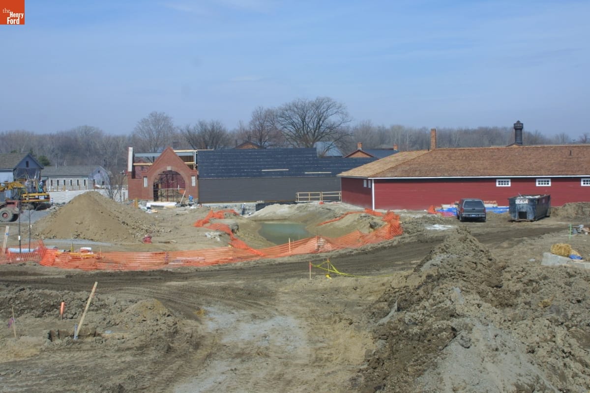 Liberty Craftworks District Construction during the Greenfield Village ...