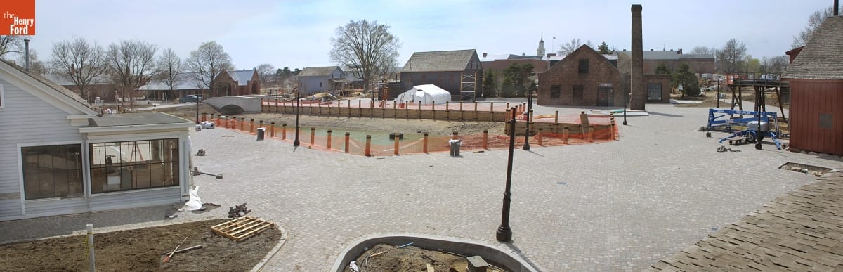 Liberty Craftworks District during the Greenfield Village Restoration ...