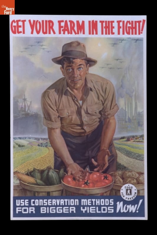 World War II Poster, "Get Your Farm in the Fight! Use Conservation ...