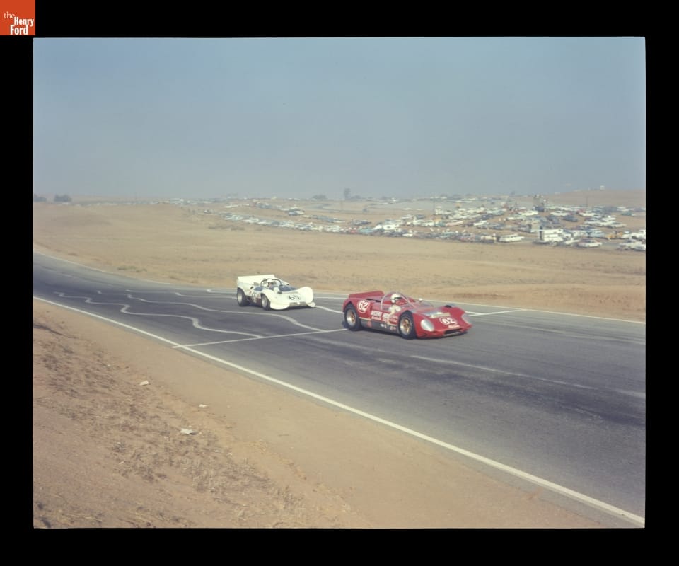 Roger McCluskey, #62, and Hap Sharp, #65, Los Angeles Times Grand Prix ...