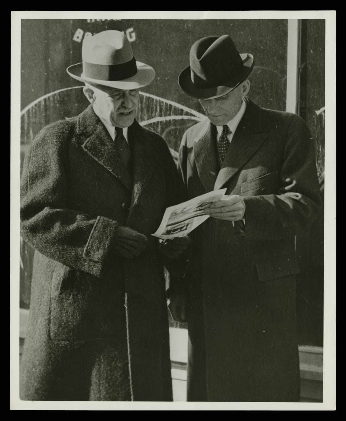 Orville Wright and Henry Ford Inspecting Wright Cycle Shop, Dayton ...