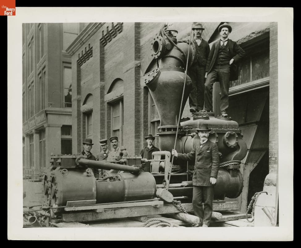 Henry Ford with Other Employees at Edison Illuminating Company, Detroit ...