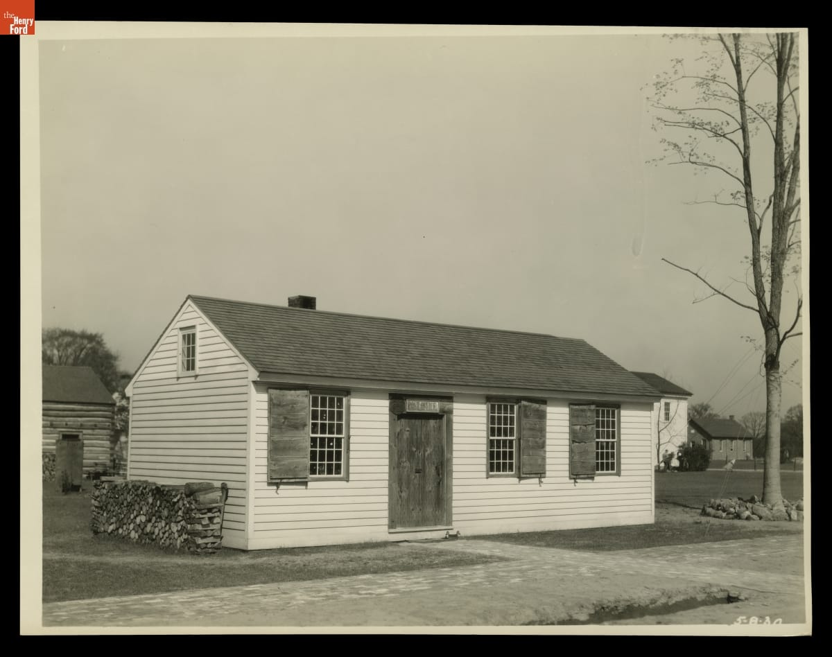 Phoenixville Post Office in Greenfield Village, May 1930