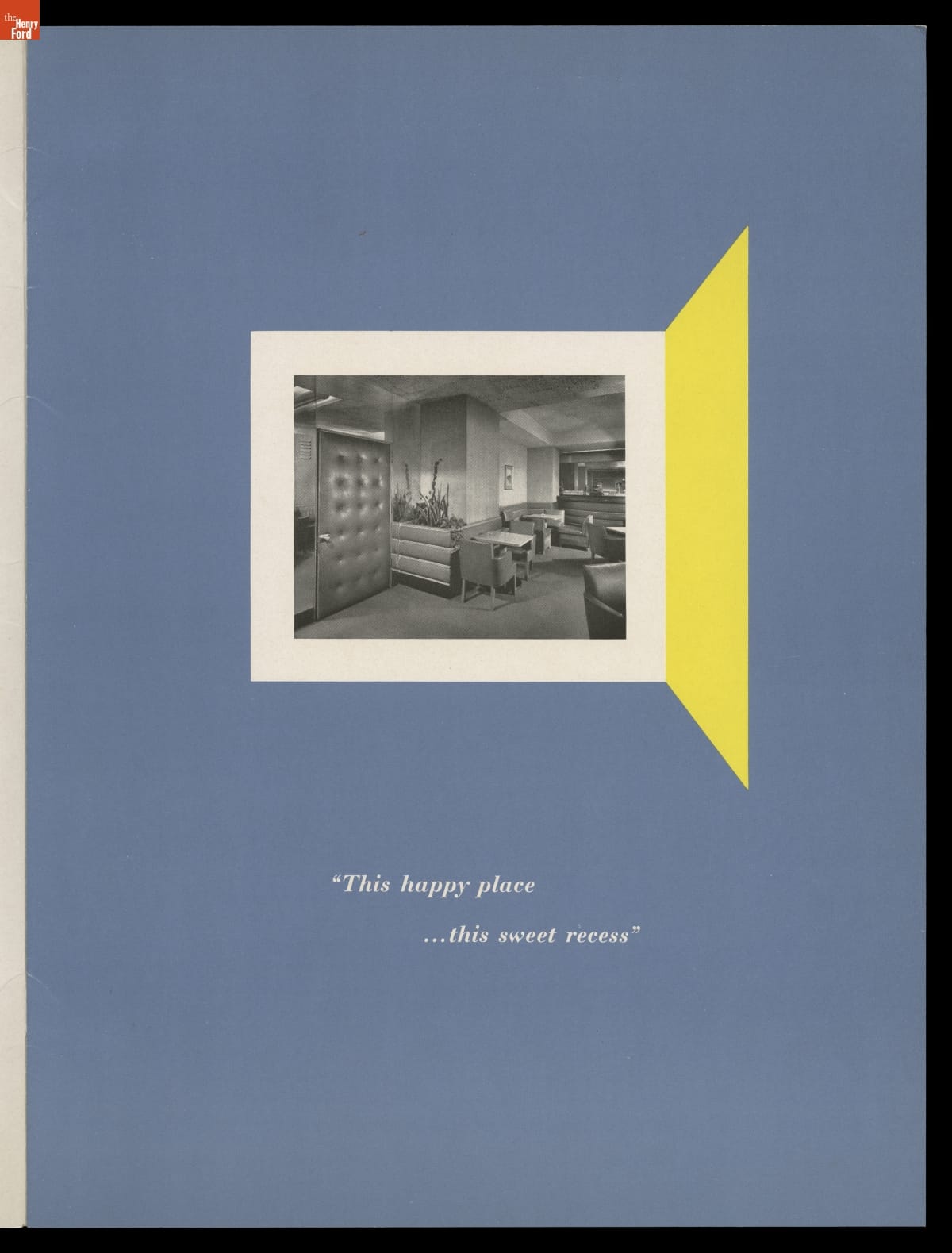 Brochure, "This Happy Place...This Sweet Recess," George W. Walker ...