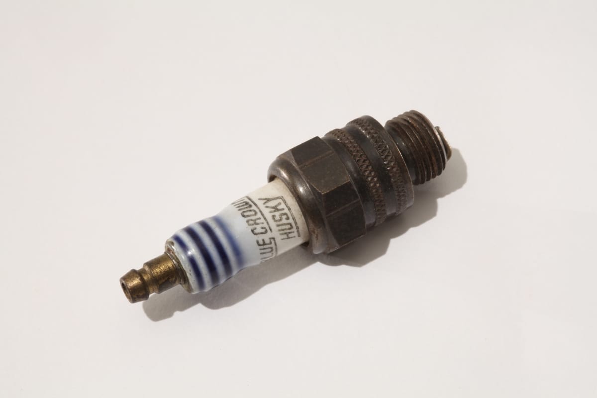Blue Crown Husky Spark Plug, 1940-1960