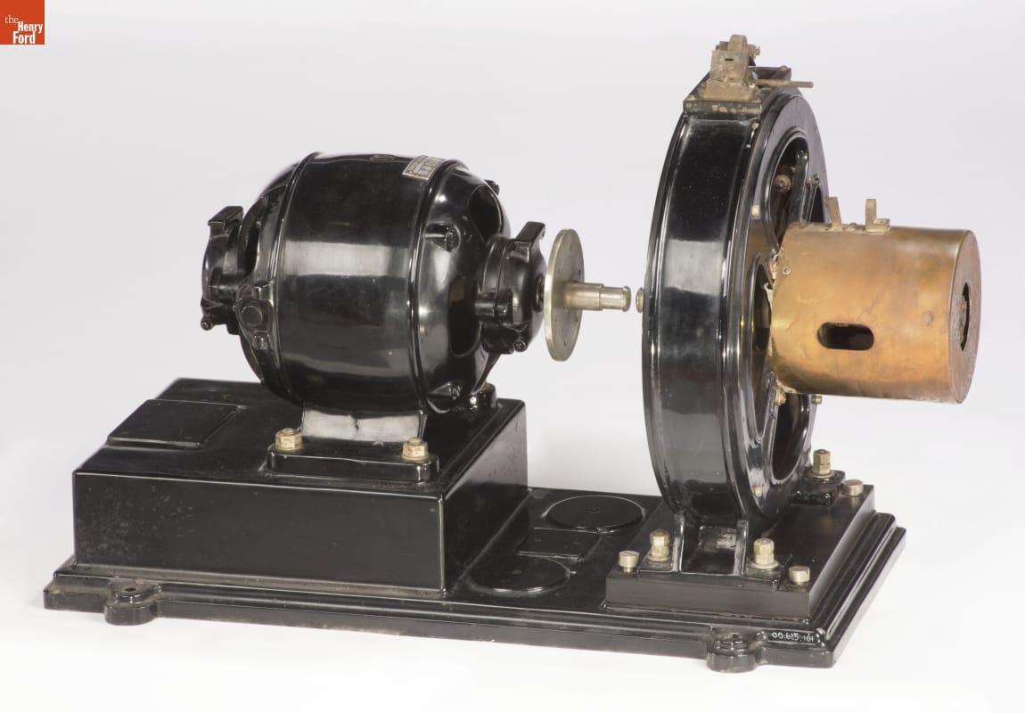 Goldschmidt Tone Wheel and Siemens-Schuckert Motor, circa 1914