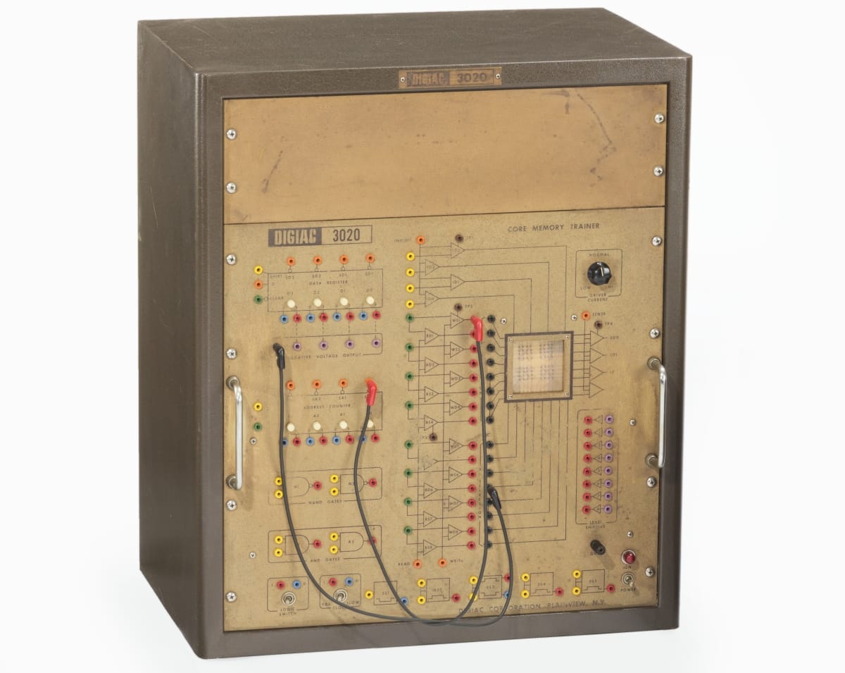 Digiac 3020 Core Memory Trainer, circa 1962