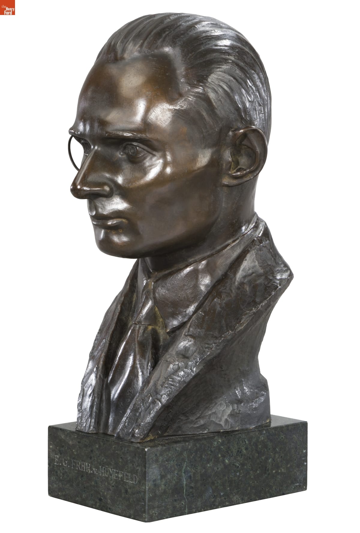 Bust of Baron Ehrenfried Gunther von Huenefeld, circa 1928
