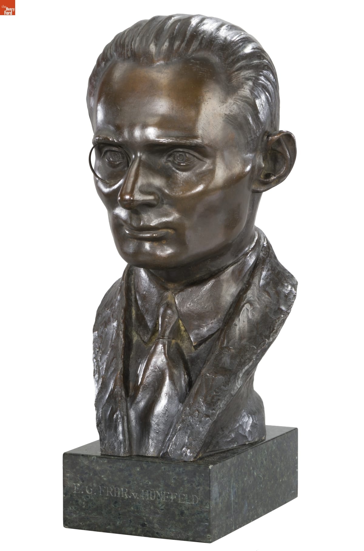 Bust of Baron Ehrenfried Gunther von Huenefeld, circa 1928