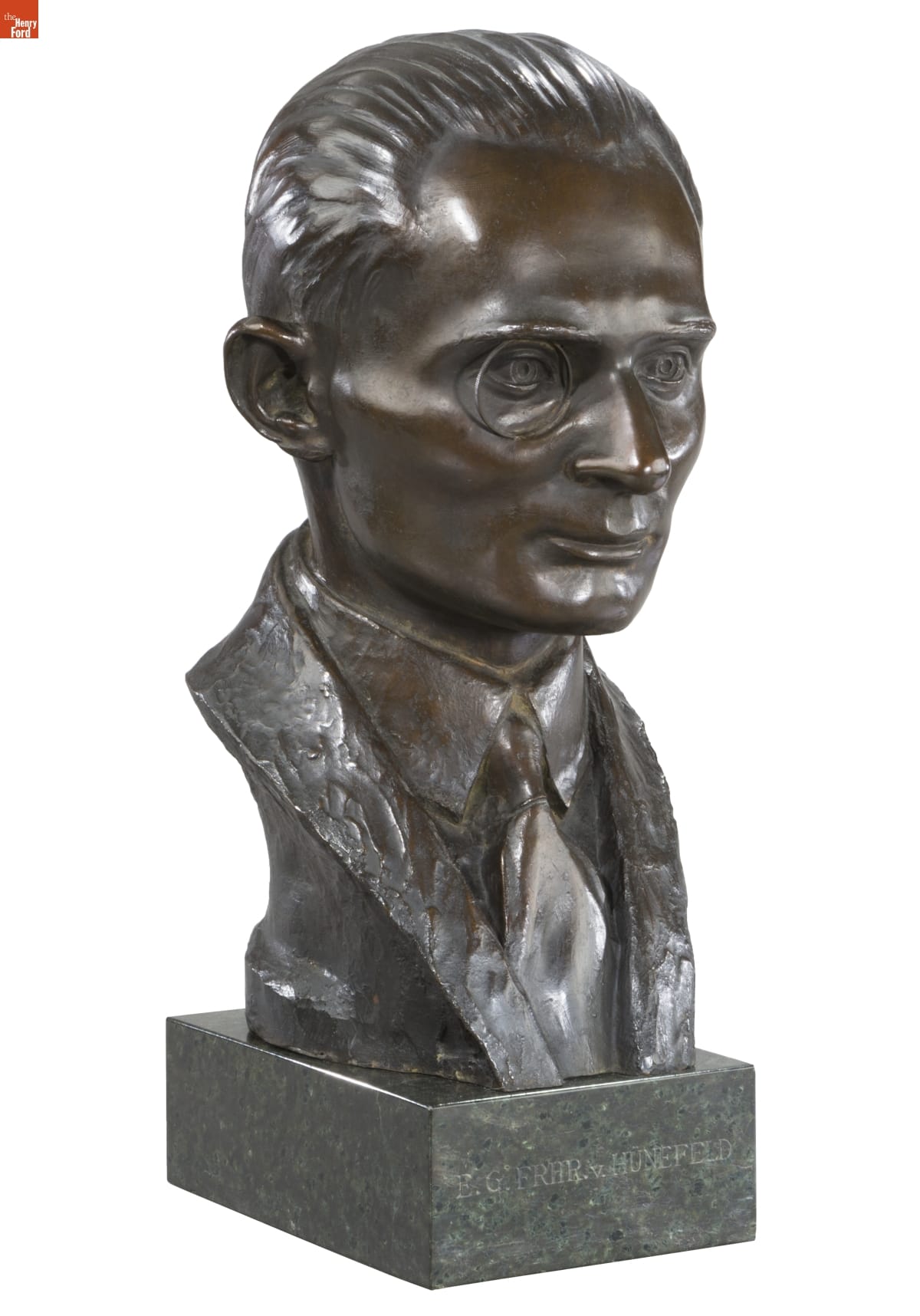 Bust of Baron Ehrenfried Gunther von Huenefeld, circa 1928