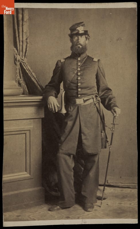 Union Army 1st Lieutenant, with Bugle, 1861-1865