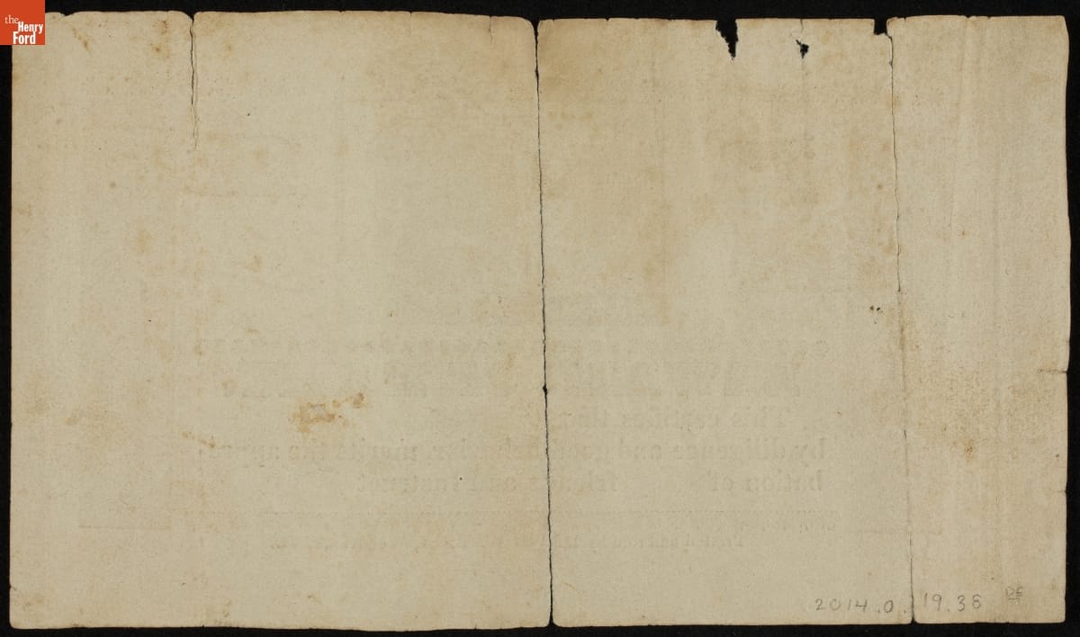 School Reward of Merit Given to George Putnam, 1818-1832