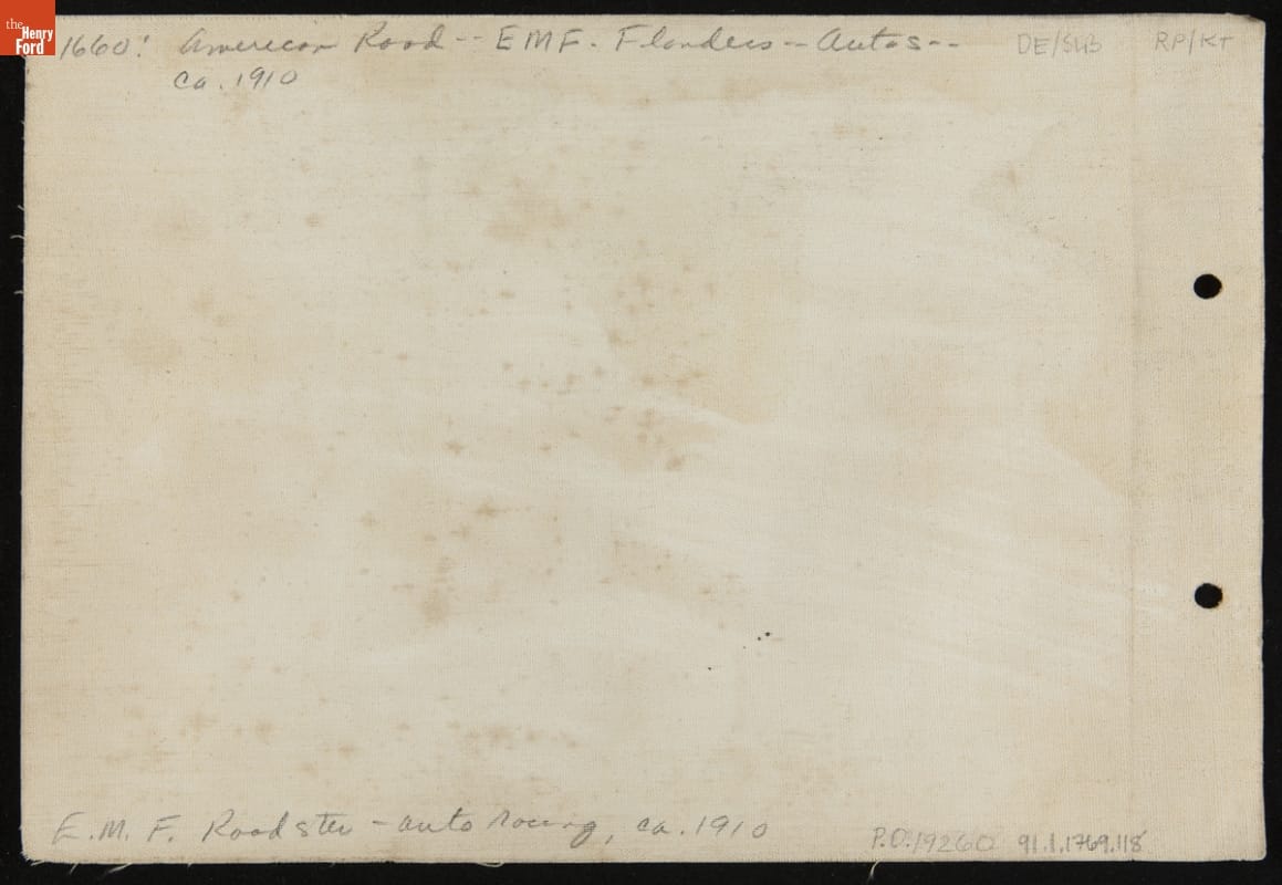 E-M-F, Flanders, Studebaker Photographs, ca. 1910-1914 -- Item 118