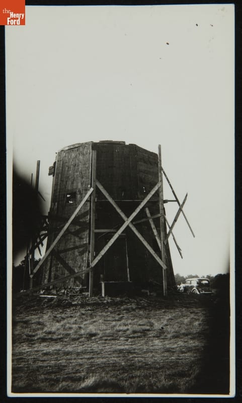 Farris Windmill on Cape Cod, Massachusetts, being Dismantled for the ...