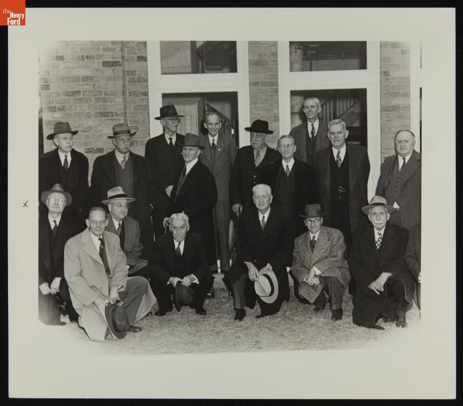 Henry Ford with Edison Pioneers at the Edison Illuminating Company ...
