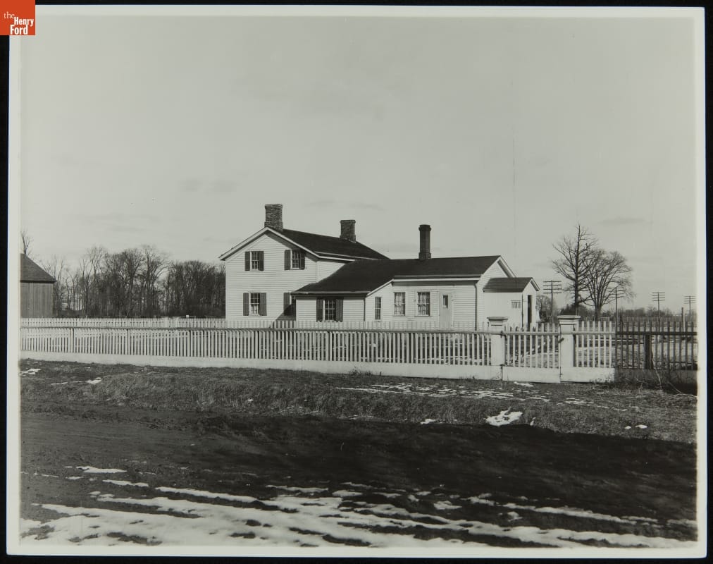Ford Home (Henry Ford's Birthplace) at Its Original Site, Dearborn ...