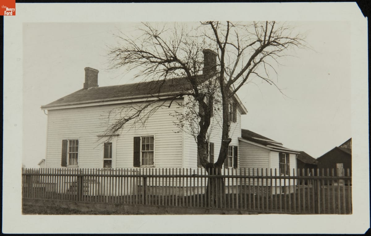 Ford Home (Henry Ford's Birthplace) at Its Original Site, Dearborn ...