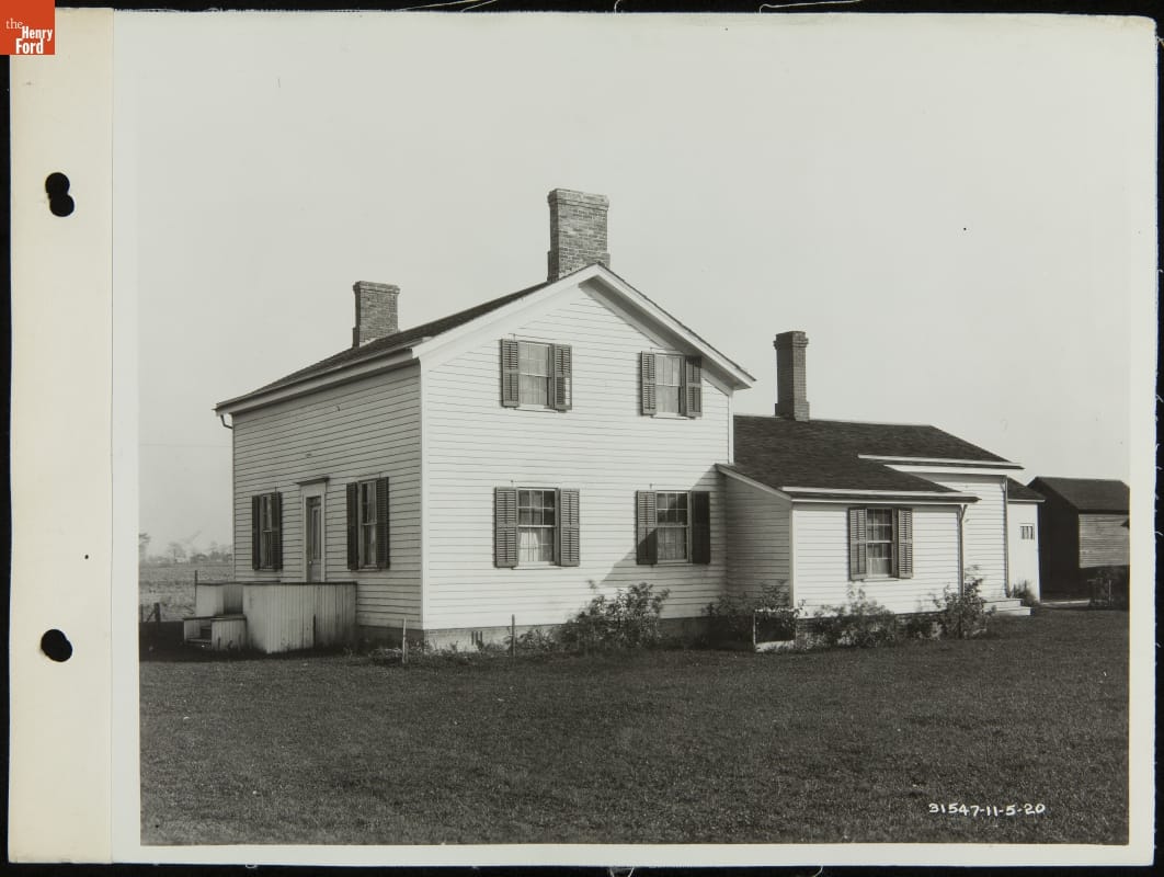 Ford Home (Henry Ford's Birthplace) at Its Original Site, Dearborn ...