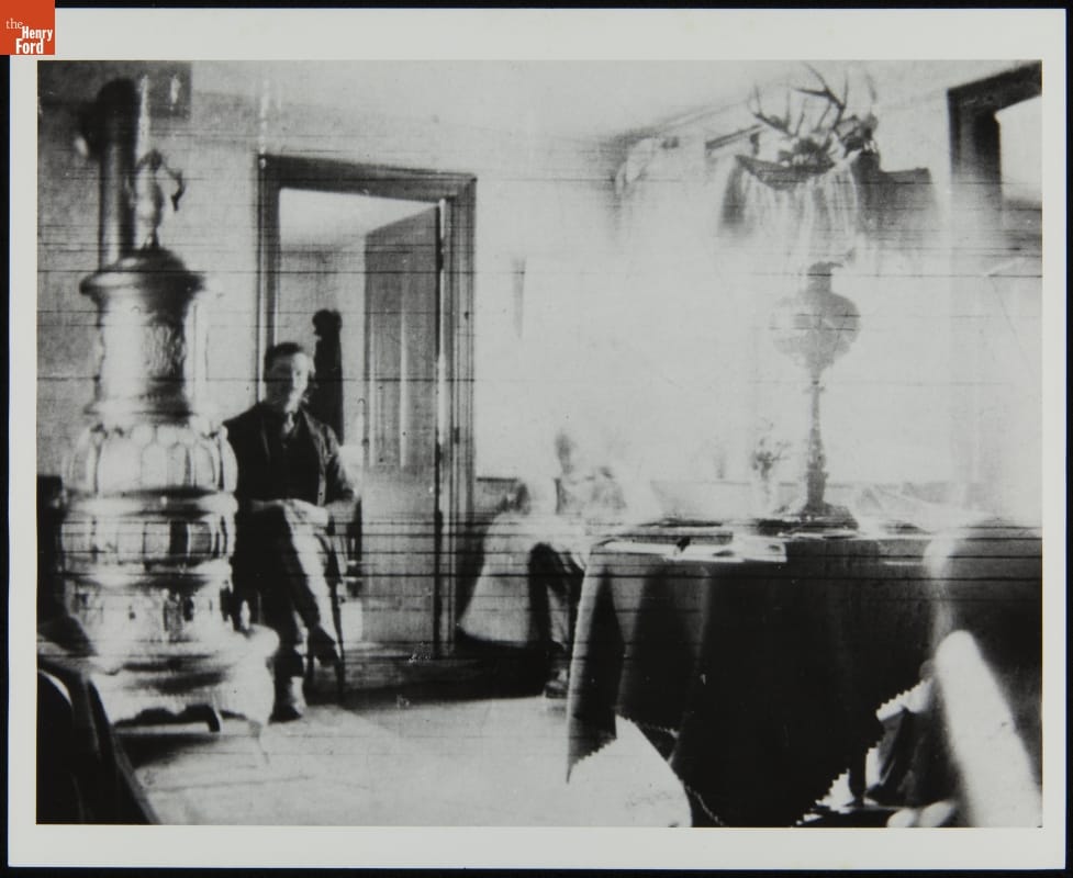William Ford in Sunday Parlor of Ford Home (Henry Ford's Birthplace ...