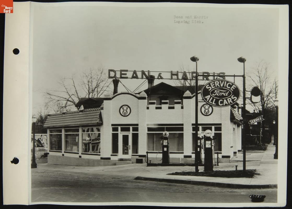 Dean and Harris Ford Super Service Station, Lansing, Michigan, October 1936