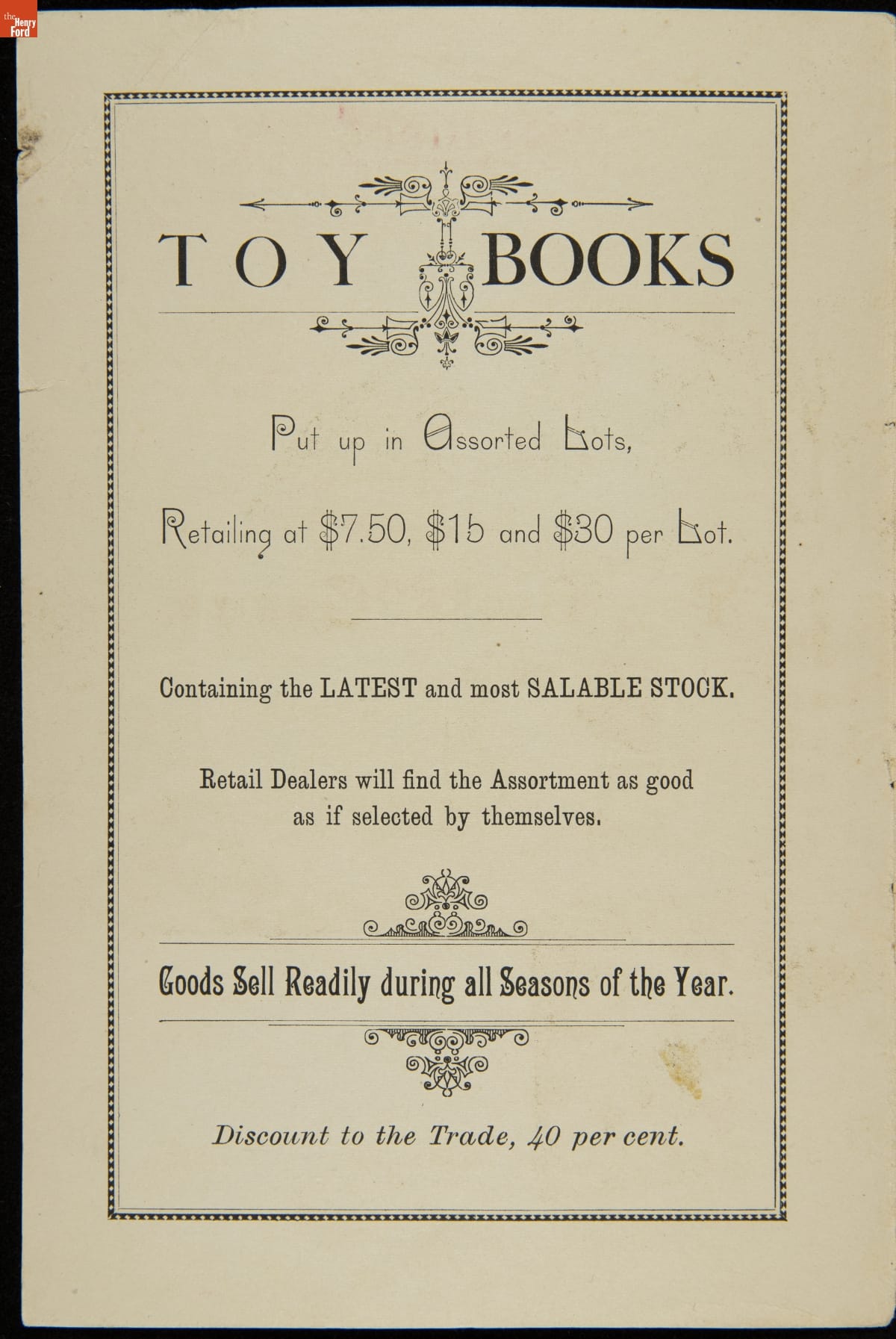 Catalog of Valentines for 1886 for Sale at Manufacturer's Prices, Frank ...