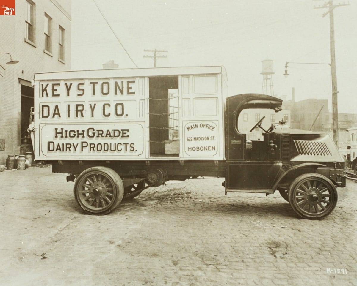 Mack Model AC Truck, "Keystone Dairy Co.," circa 1914