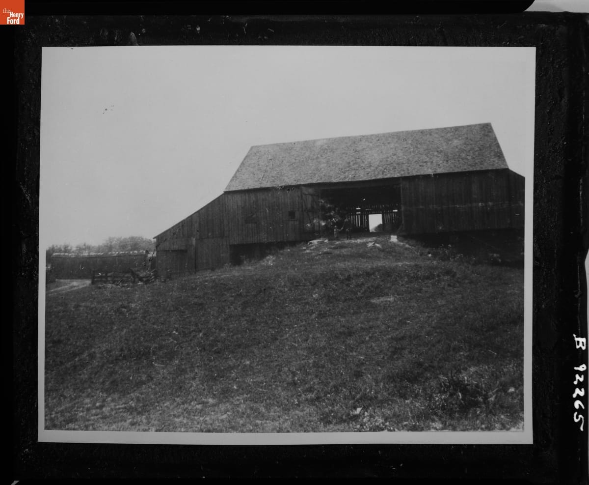 Firestone Barn at its Original Site, Columbiana County, Ohio, 1898-1927