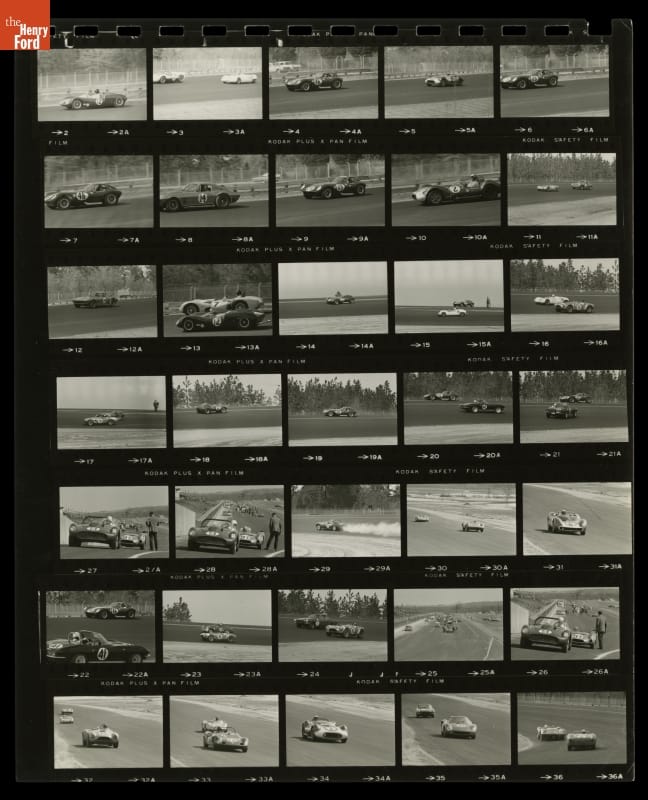 Contact Sheet, USRRC Races, Augusta, Georgia, February - March, 1964