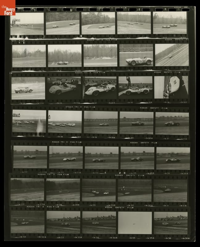 Contact Sheet, USRRC Races, Augusta, Georgia, February - March, 1964