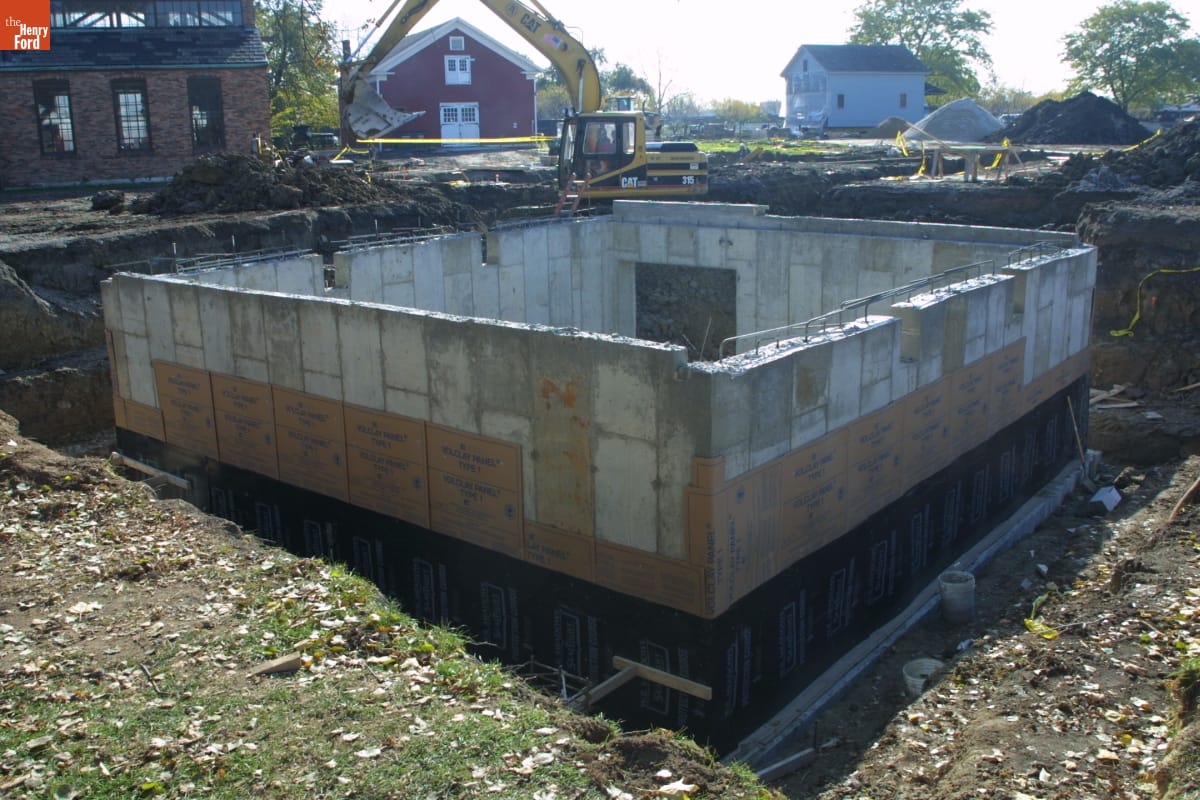 Liberty Craftworks District Entrance Construction, Greenfield Village ...