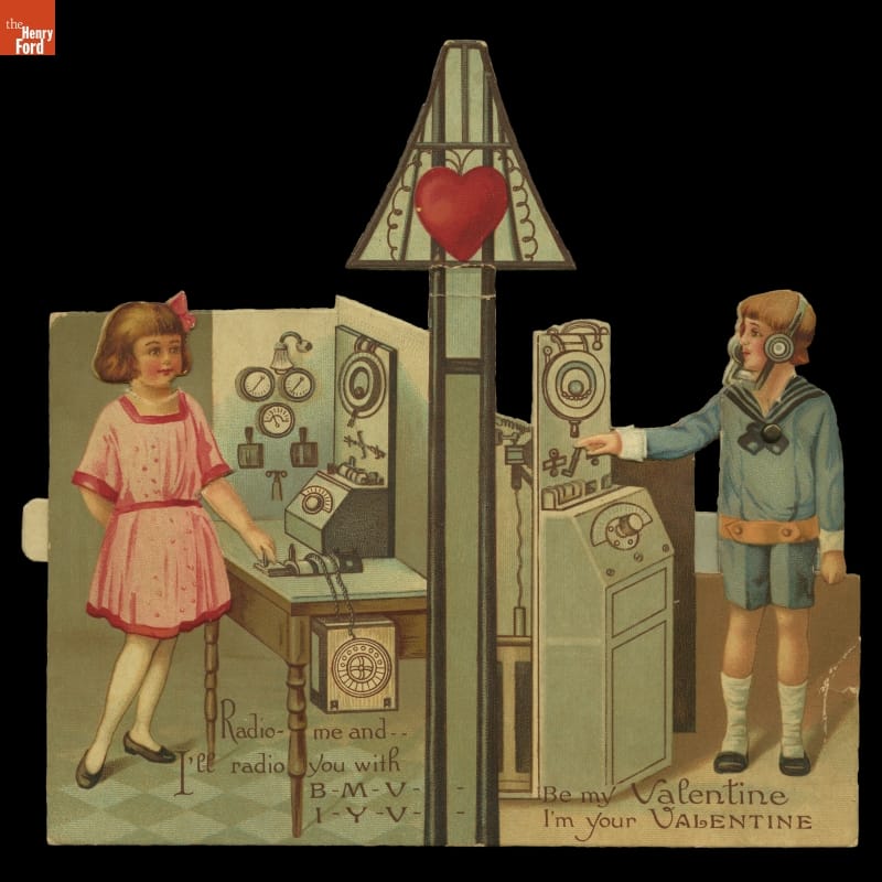 Mechanical Valentine, "Radio Me and I'll Radio You, Be My Valentine, I ...